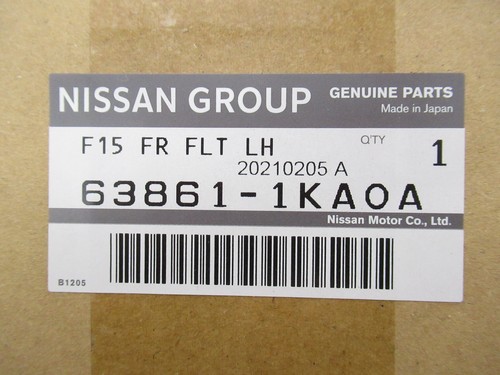 Genuine OEM Nissan 63861-1KA0A Left Front Wheel Arch Molding 2011-2017 ...