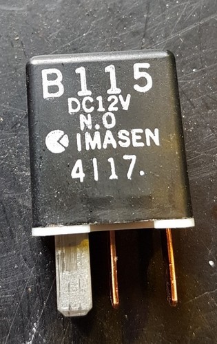 Mazda 2 3 6 5 RX7 RX8 323 626 4-PIN Black Relay B115 DC12V N.O Imasen ...