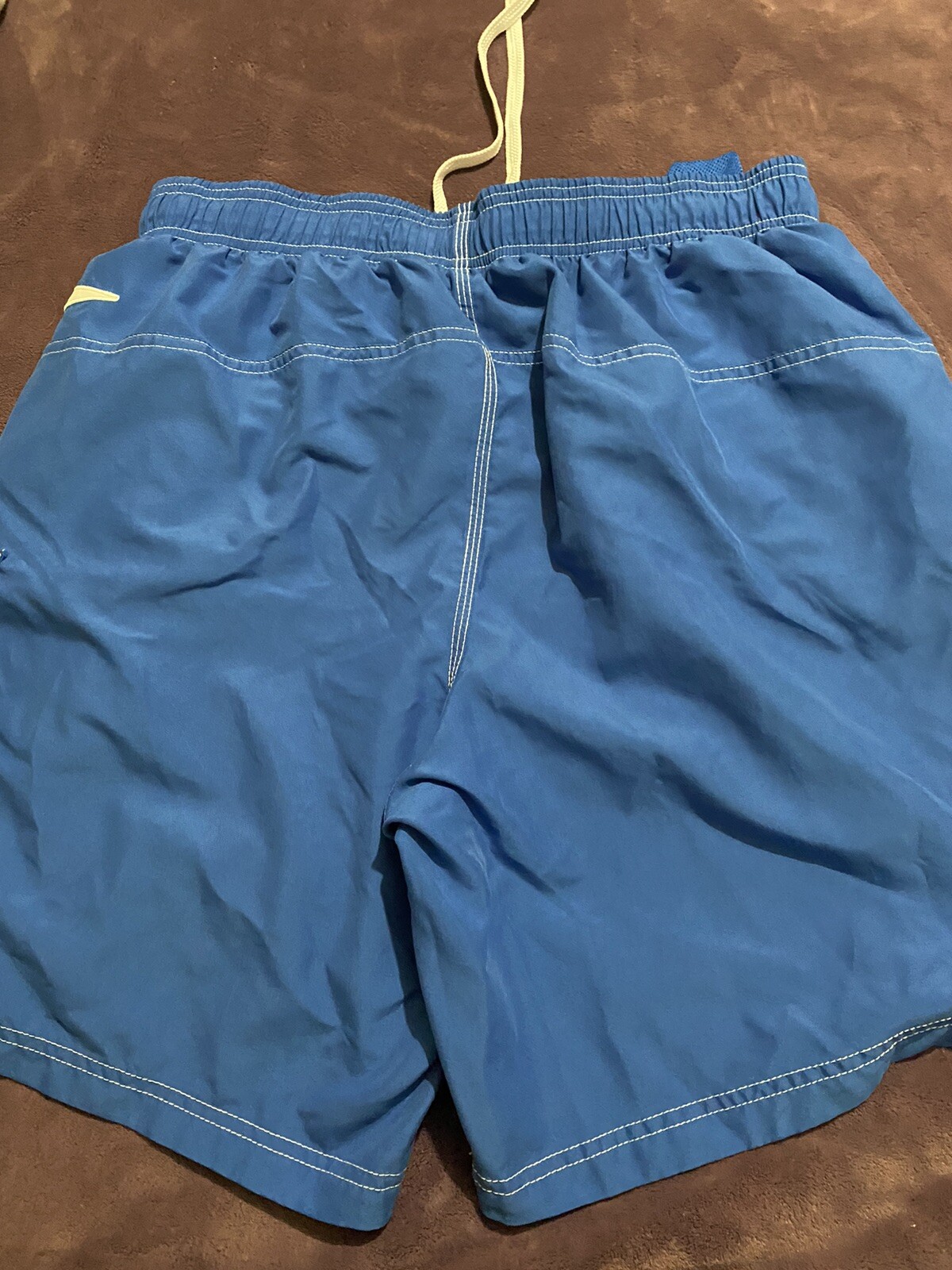 Speedo Mens blue Swim Trucks Beach Pool Drawstring Si… - Gem