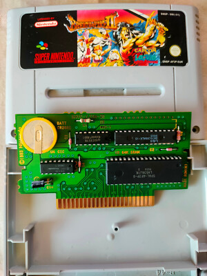 Super Nintendo SNES - Service - Spielmodul Batterie Tausch | eBay.de