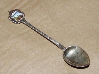Vintage Sterling Silver Souvenir Spoon & Porcelain Enamel Koln A R H | eBay