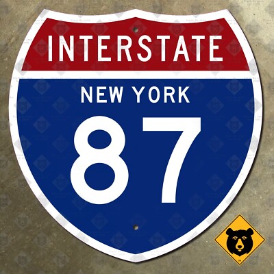item for arvida21 - NY Interstate 87 sign - 24x24 | eBay