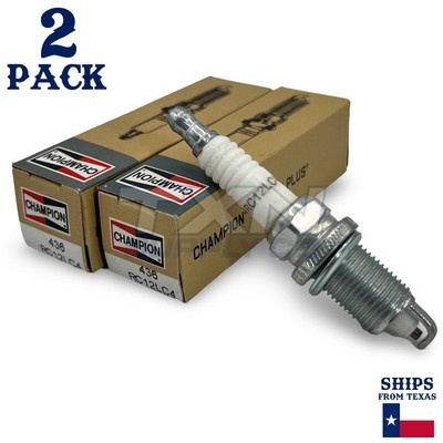 Champion 436 Spark Plug RC12LC4 - 2 Pack | eBay