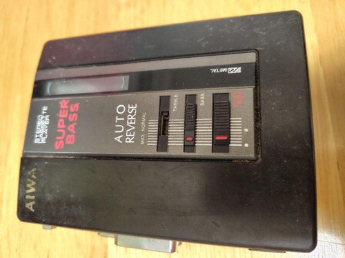 AIWA Cassette Player Auto-Reverse Super Bass Portable Vintage Audio ...