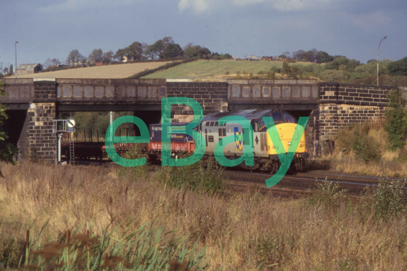 35mm Railway Slide of Class 37 37902 @ North Wingfield Copyright to ...