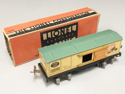 1940s LIONEL BABY RUTH METAL BOX CAR NICE SHAPE IN THE BOX | eBay