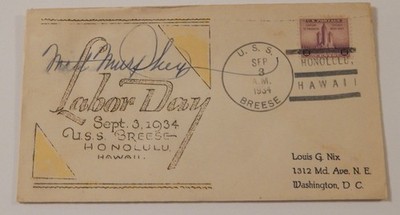 USS Breese (DD 122) Labor Day September 3 1934 Honolulu Hawaii | eBay