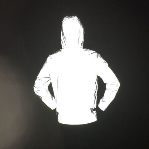 Hot Reflective jacket 3M men's waterproof night safety jacket hoodie ...