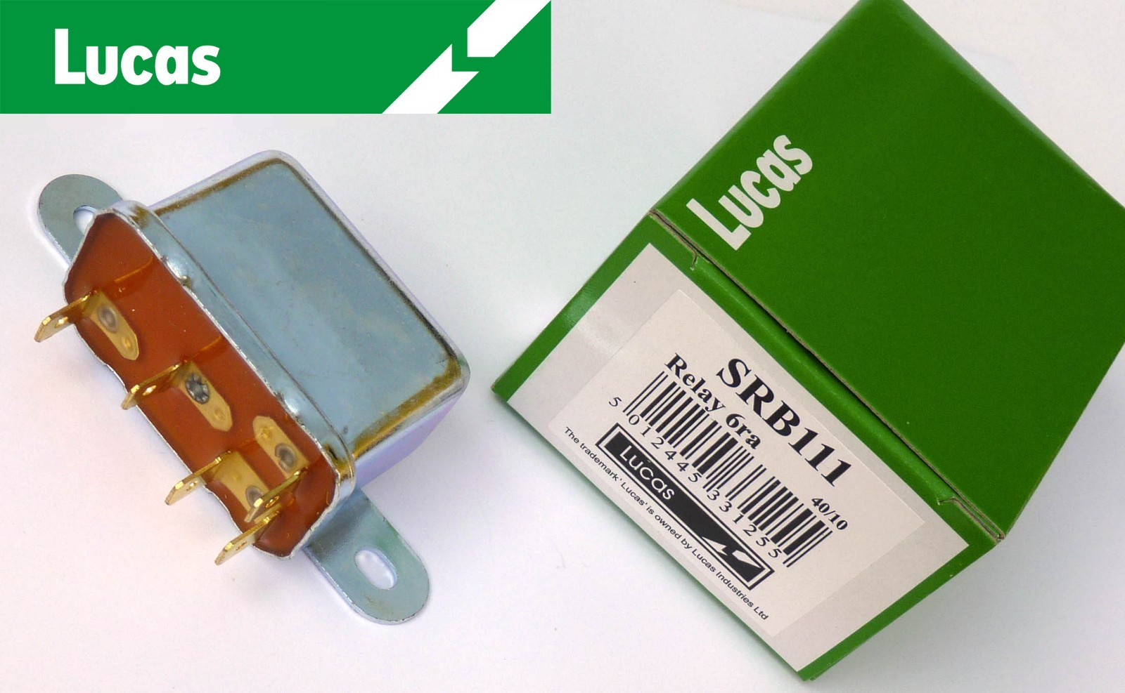 Lucas SRB111, 6RA 12V 20A Relay, for Austin Healey, MGB, Midget ...