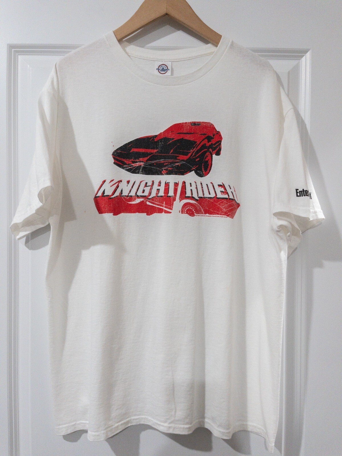 Knight Rider Entertainment T-Shirt Mens Universal Studios White Size XL ...