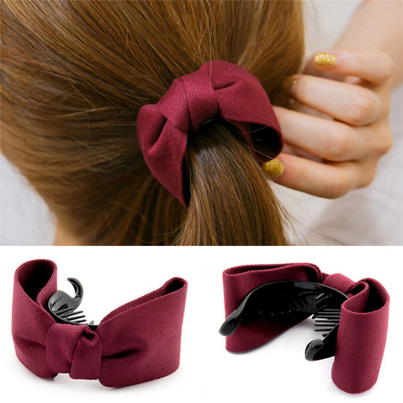 Women Hair Claw Big Bows Hairpins Headband Hair Clips Hair Accessories ...