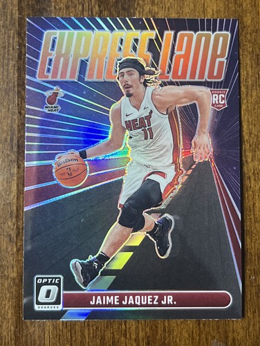 2023-24 Donruss Optic Jaime Jaquez Jr White Hot Rookie Purple Holo Heat RC | eBay