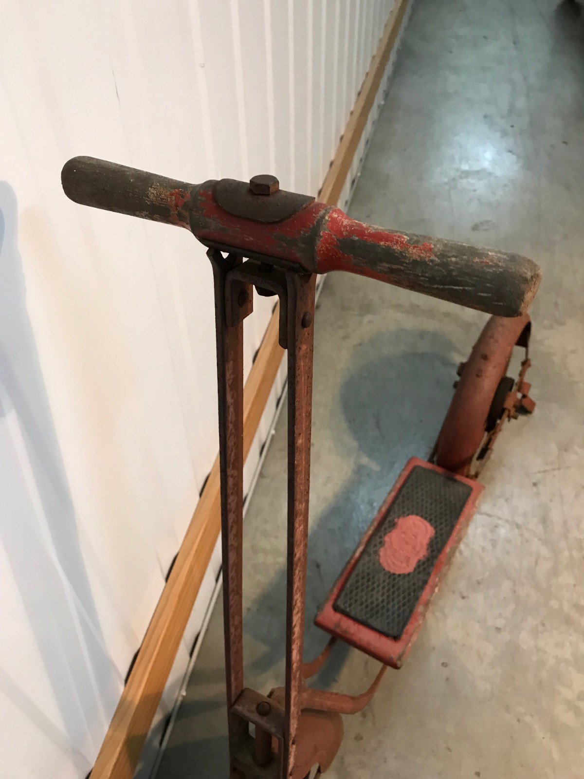 Original Vintage 1940's-50's Australian Made Cyclops Red Metal Scooter ...