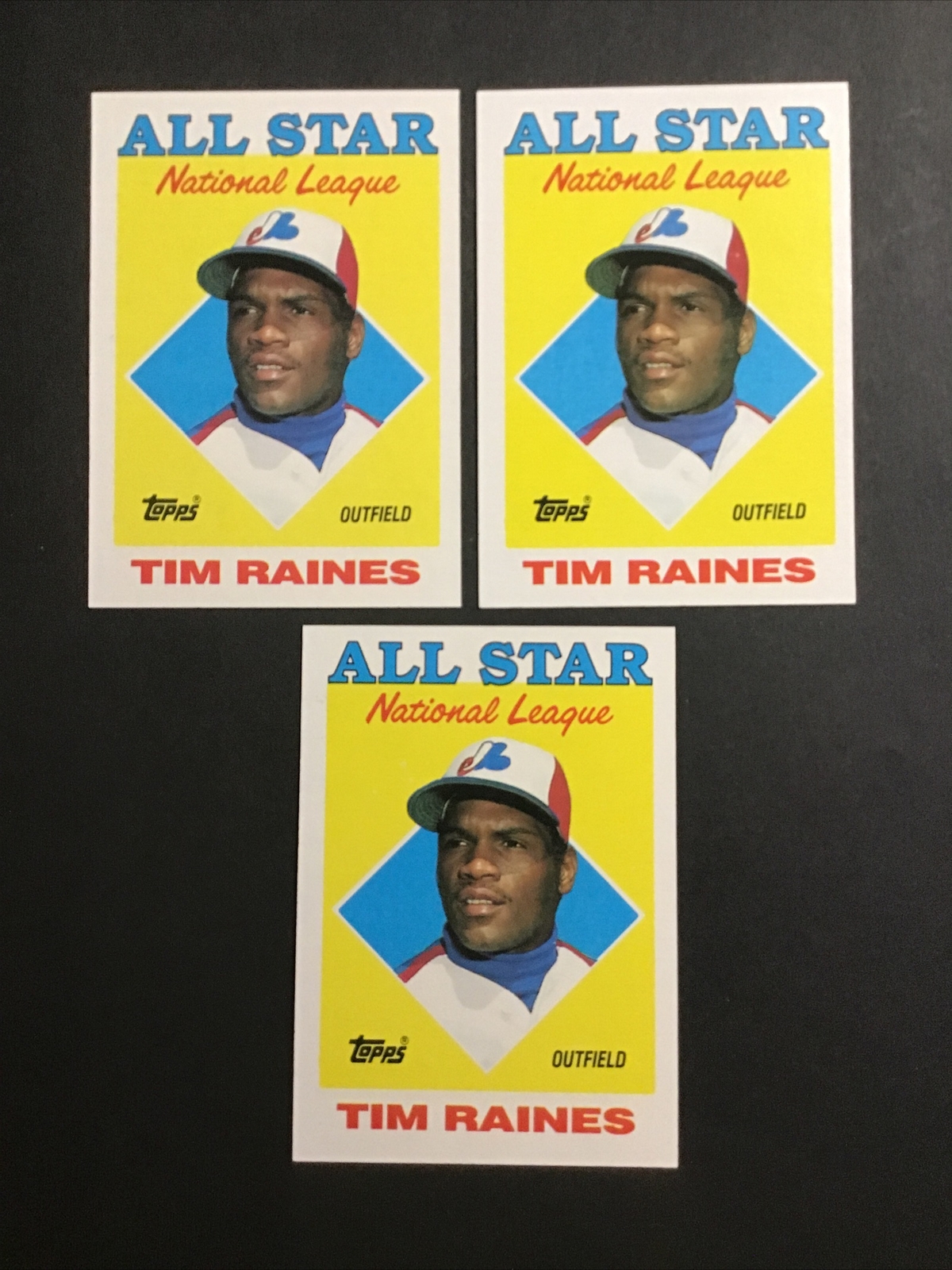 1988 Topps ALL STAR #403 Tim Raines - 3 CARDS LOT - NM-MINT -7132 | eBay