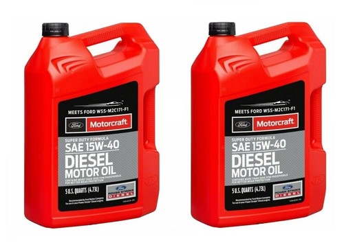 10 Quarts Diesel Engine Oil FORD MOTORCRAFT Super Duty SAE 15W-40 | eBay