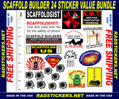 23 super value assorted scaffold sticker pack SH-53 | eBay
