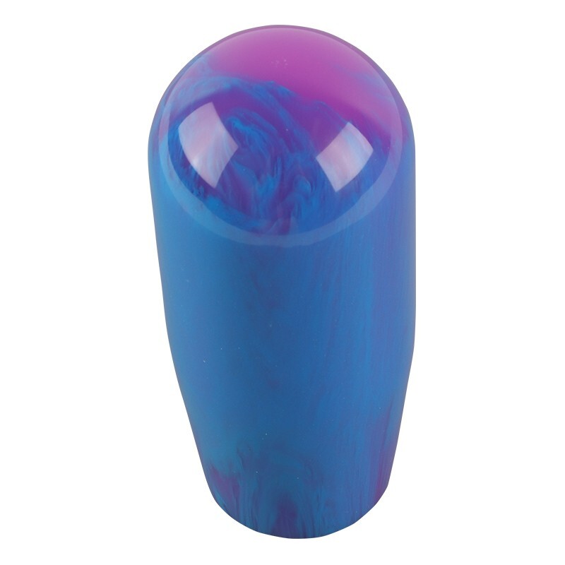 JDM 10cm Blue/Purple Marble Style Manual Gear Stick Shift Knob Shifter ...