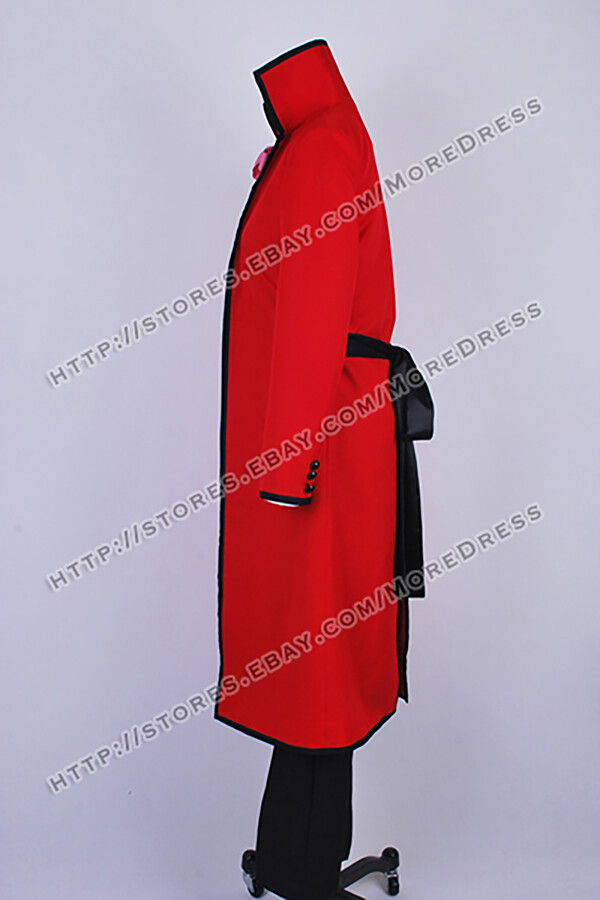 Black Butler Kuroshitsuji Cosplay Costume Grell Sutcliff Trench Coat ...