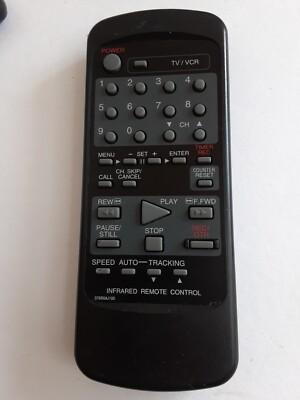 🌴 Emerson 076R0AJ100 Infrared Remote Control TV/VCR 25-0167 Tested (BNI ...