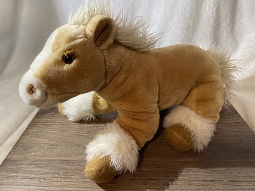 Adorable Boscovs Exclusive Soft Plush Horse Pony Tan With White Fur | eBay
