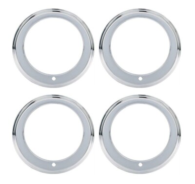 FORD MERCURY MAGNUM RALLY WHEEL BEAUTY TRIM RINGS 2-1/4" DEEP DISH 14x6 ...