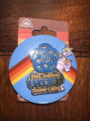 WDW Disney Pin & Button Set Figment EPCOT Imagination 30th Anniv 2012 ...