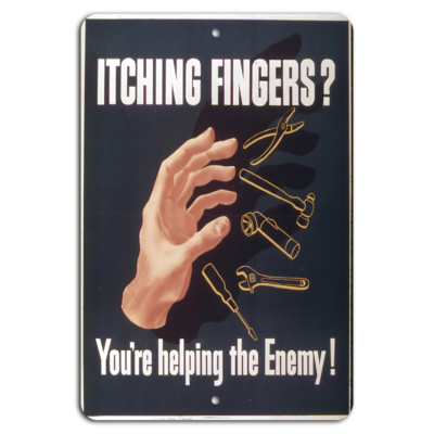 Stop! Tool Use Aids the Enemy - Itching Fingers Alert! | eBay