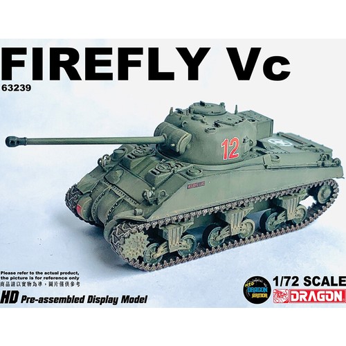 Dragon 1/72 UK Sherman "Firefly" VC Tank Northamptonshire Yeomanry 1944 ...