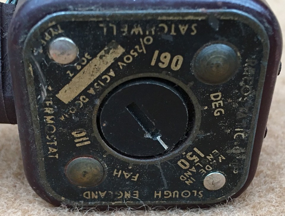 Vintage 'Satchwell' Immersion Thermostat, 110 - 190F, Type Z? (554889 ...