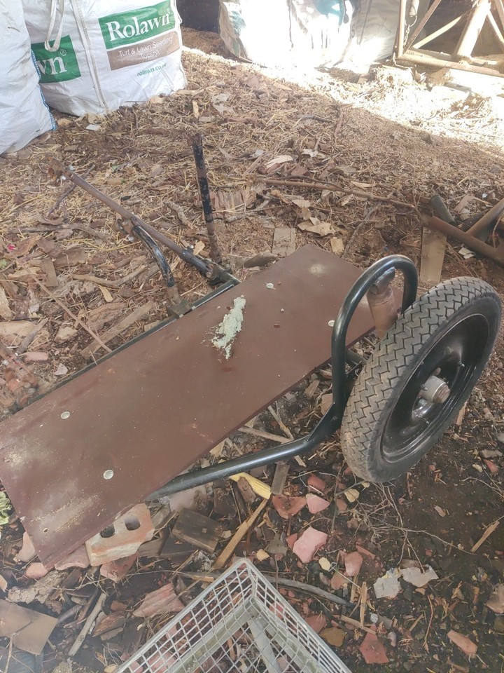 Cclassic old 16 inch wheel sidecar,chariot,combo chassis frame. | eBay UK