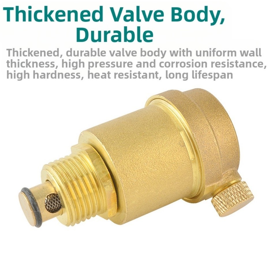 Heating System Brass Automatic Air Bleeder Valves 2 Pieces DN15 DN20 ...