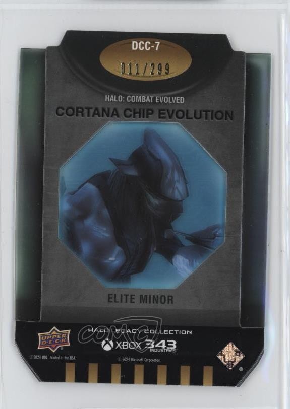 2024 Halo Legacy Collection Cortana Chip Evolution H1 11/299 Elite ...
