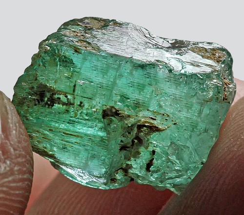 12.2Ct Paraiba Blue Green Emerald Vanadium Beryl Facet Rough Specimen ...