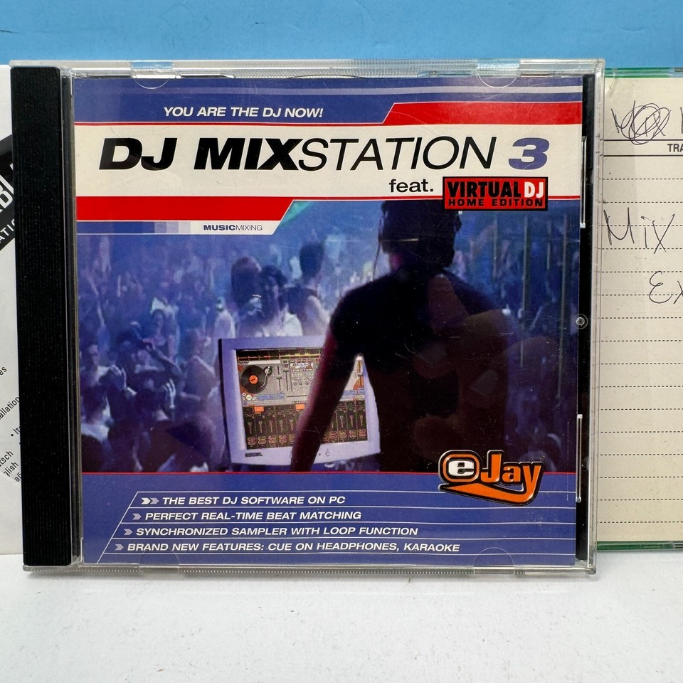 Ejay DJ Mix Station 3 Pc Cd-Rom Vertical DJ Mixing Software | eBay