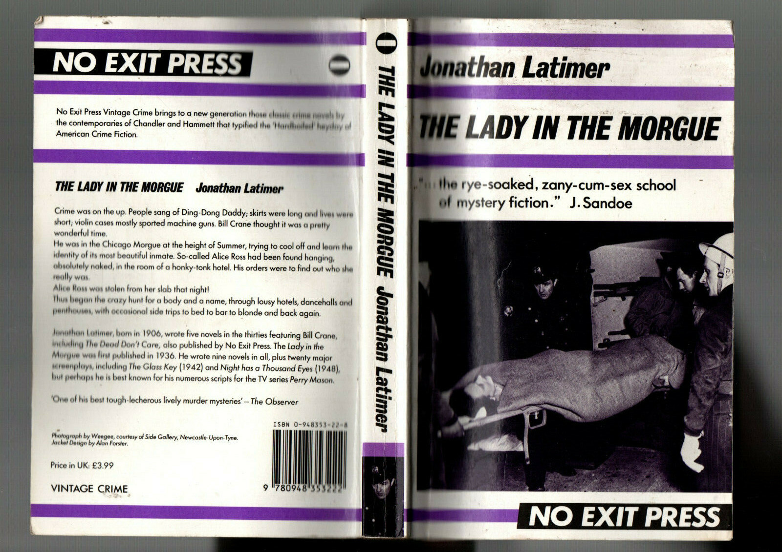 JONATHAN LATIMER - THE LADY IN THE MORGUE vintage crime pulp fiction 9780948353222 | eBay