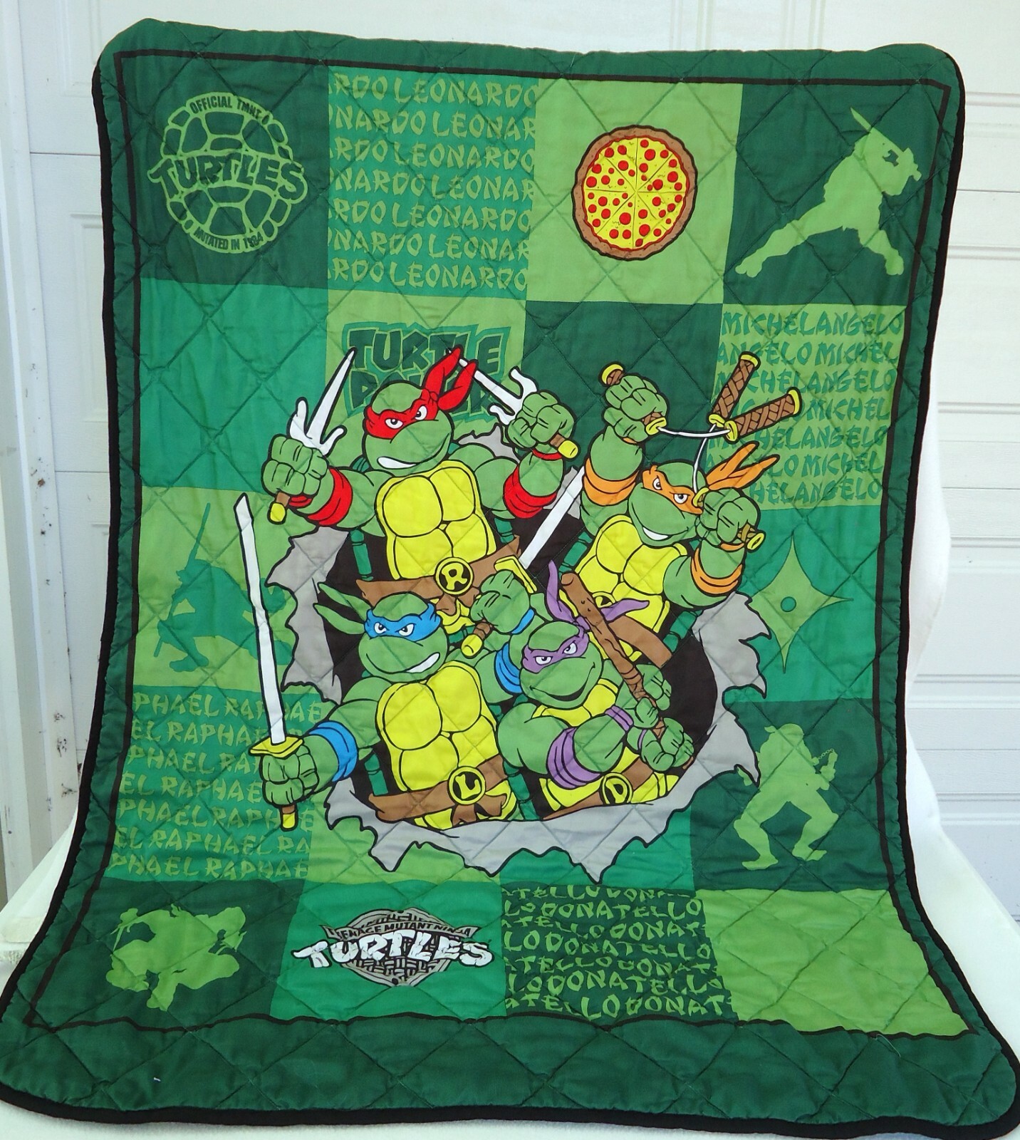 Teenage Mutant Ninja Turtle Bedding Comforter Fitted Sheet TMNT Toddler ...