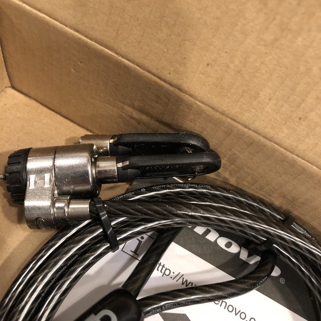 Lenovo ThinkPad Options 45K1620 Kensington Twin Head Cable Lock for ...