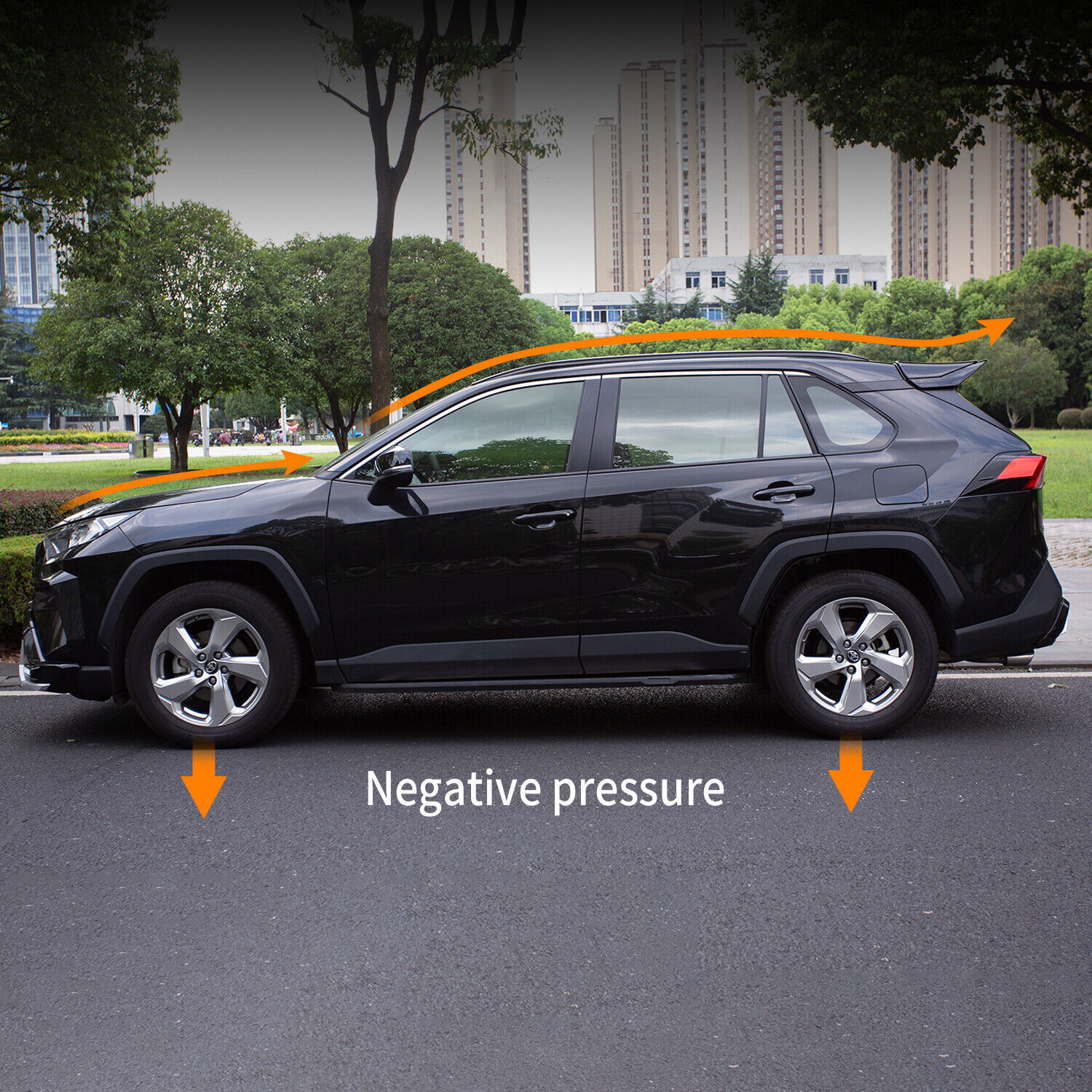 Fit 2019-2022 Toyota Rav4 Rear Spoiler Trunk Wing Lip Glossy Black ...