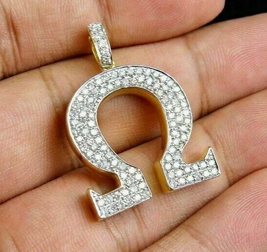 Gold Greek Omega Symbol