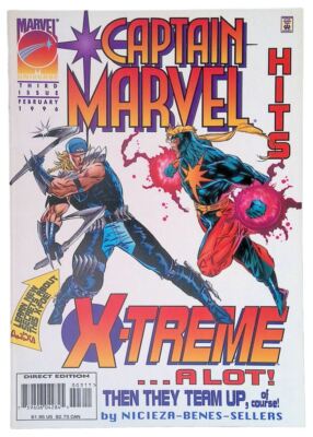 Captain Marvel #3 Direct Edition Cover (1995-1996) Marvel Comics | eBay