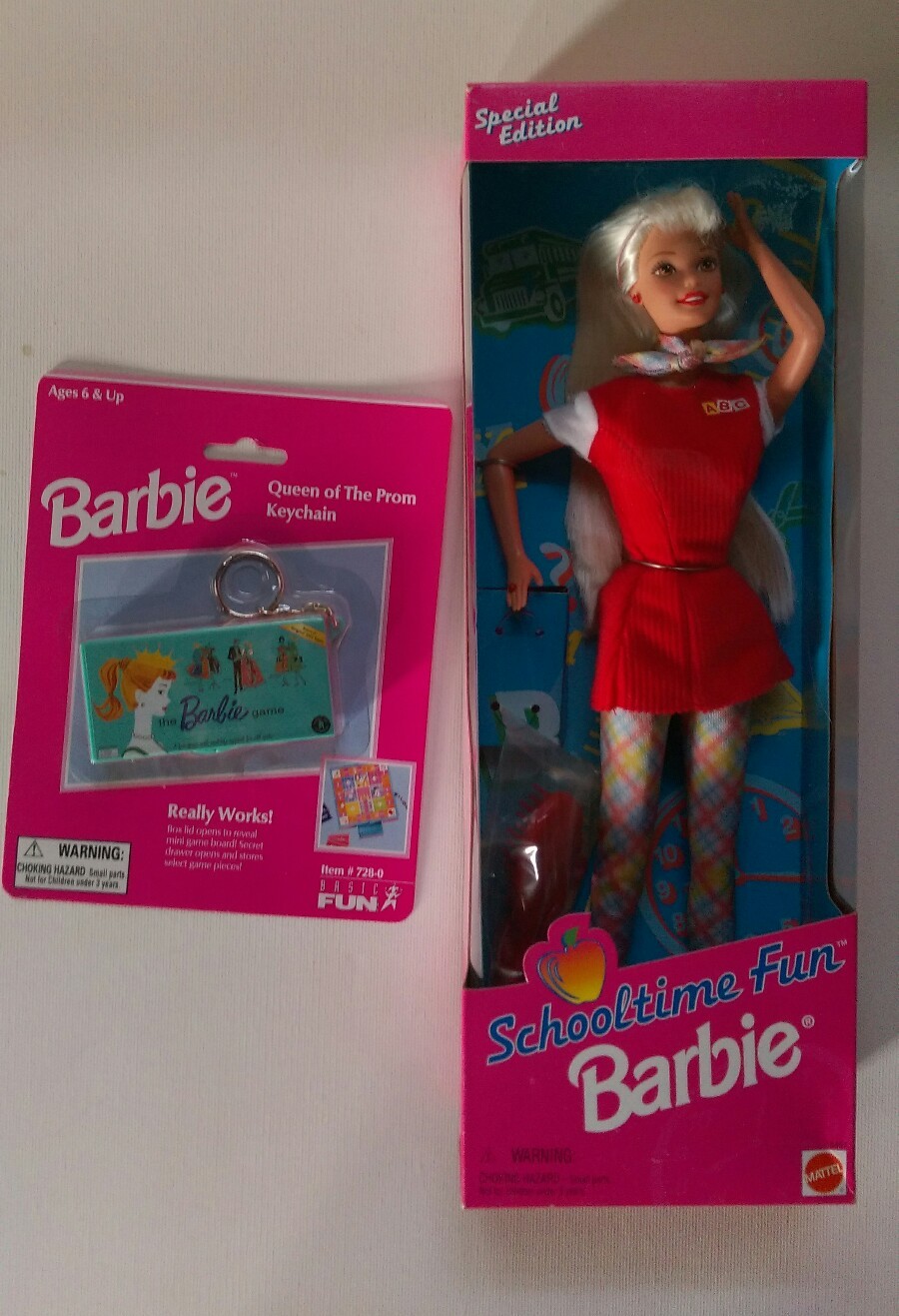 Schooltime Fun Barbie Doll 1997 Special Edition New 18487 Keychain ...