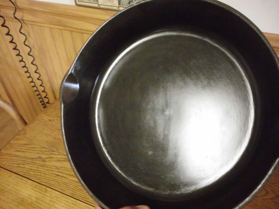 11 3/4" Vintage Unmarked Wagner Ware A cast iron skillet fry pan USA | eBay