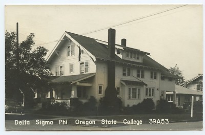 Delta Sigma Pi Oregon State College Corvallis Oregon RPPC | eBay