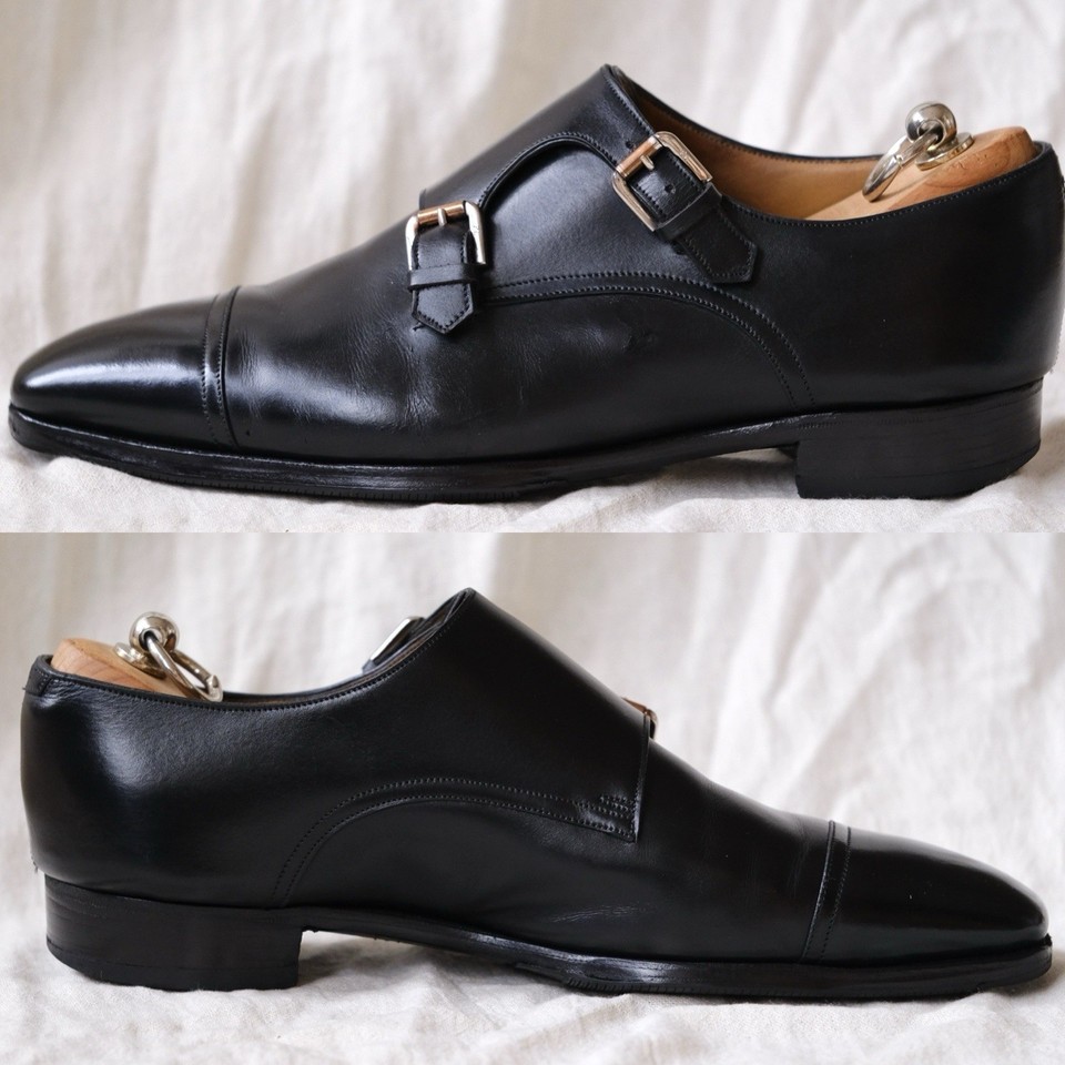 Ralph Lauren Purple Label × Gaziano & Girling GLYNN Double Monk Strap ...