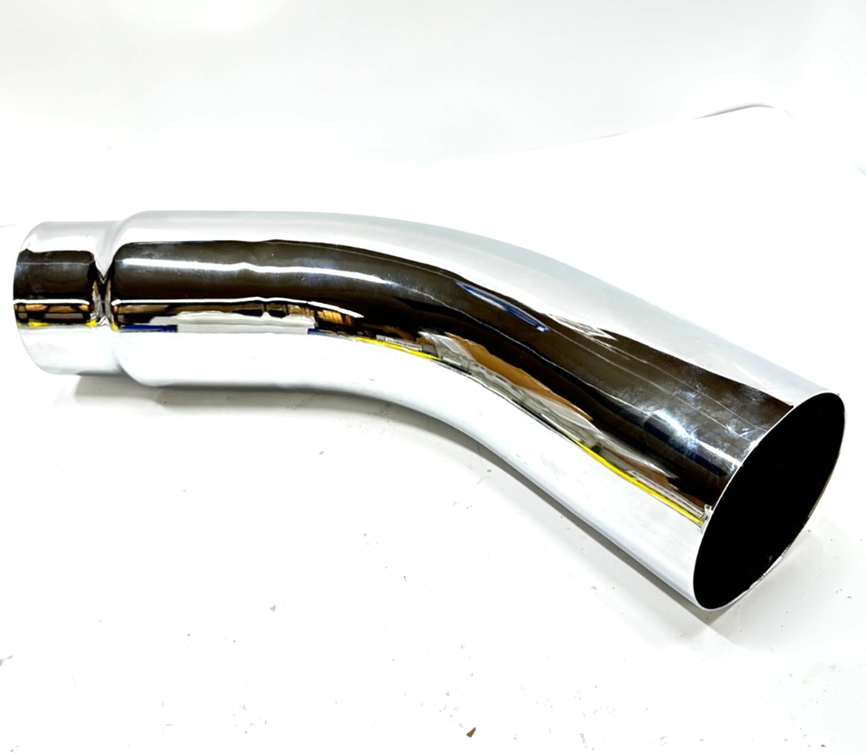 Chevy Silverado Duramax Exhaust Tip Polished Elbow 4" In 5" Out 23.00 ...