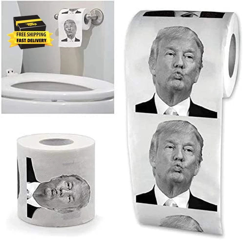 Donald Trump Toilet Paper Roll, Funny Political Humor Joke Gift ...