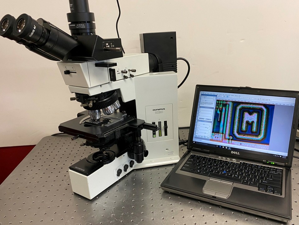 Olympus BX50 Microscope Nomarski DIC Trinoc BF/DF Semiconductor ...