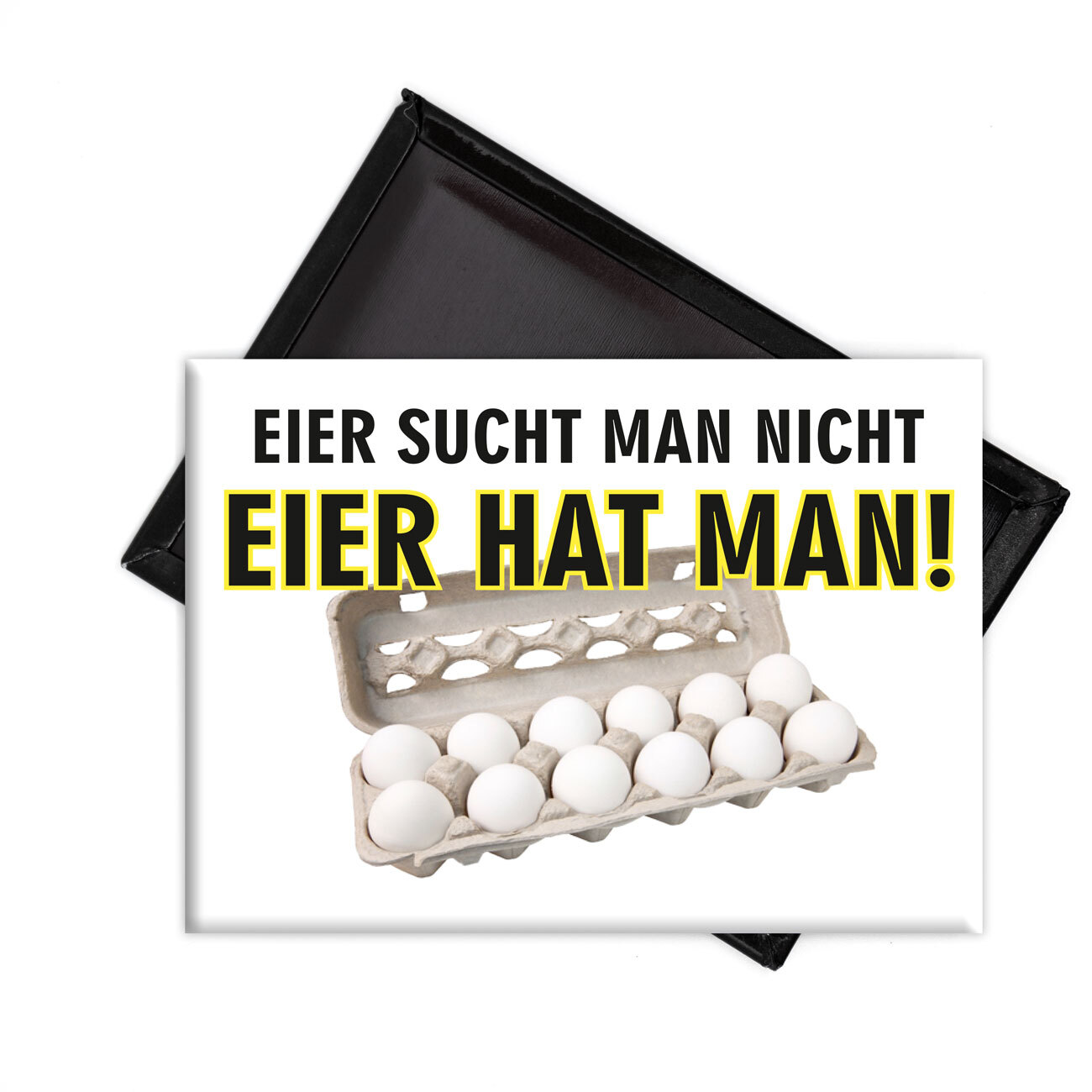 Magnete Kühlschrank Eier sucht man nicht Eier hat man spass fun motiv ...
