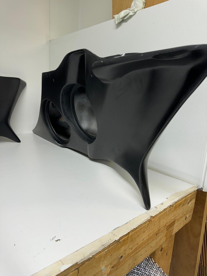 Harley-Davidson Stretched Dual 10" Audio Drop Rail Saddlebag Kit | Rear ...
