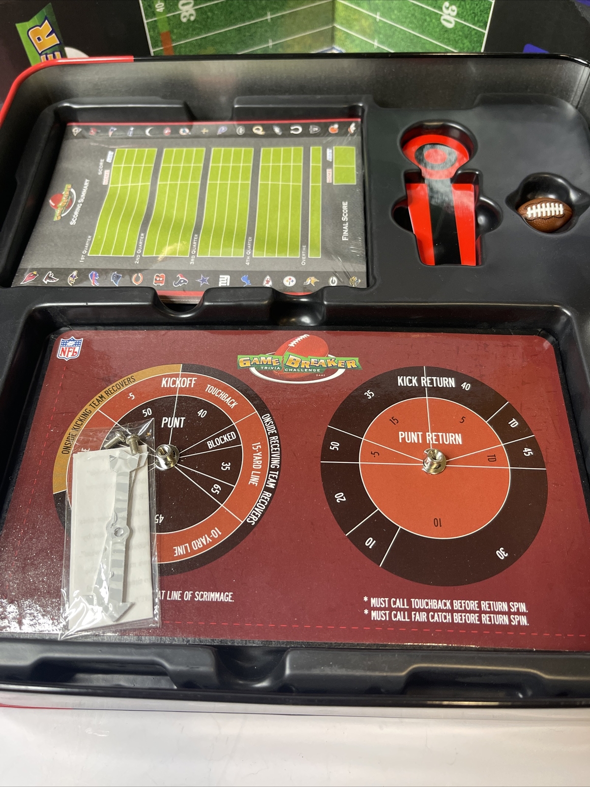 Game Breaker NFL Trivia Challenge Board Game - Open Box Never Used | eBay